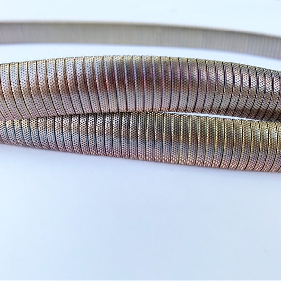 Accessories | Vintage 197s Good Metal Elastic Stretch Belt | Poshmark